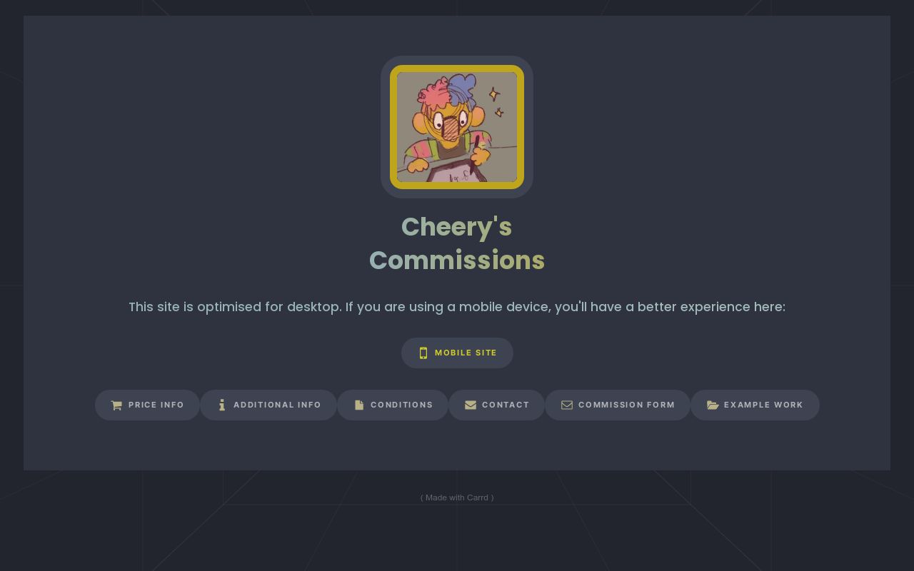 Cheery's Commissions